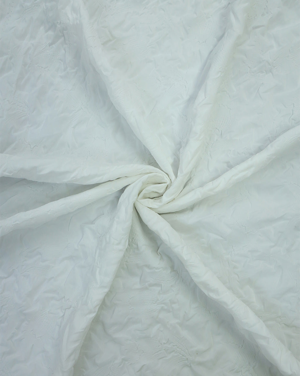 WHITE CRUSHED FABRIC – Sahni Fabs
