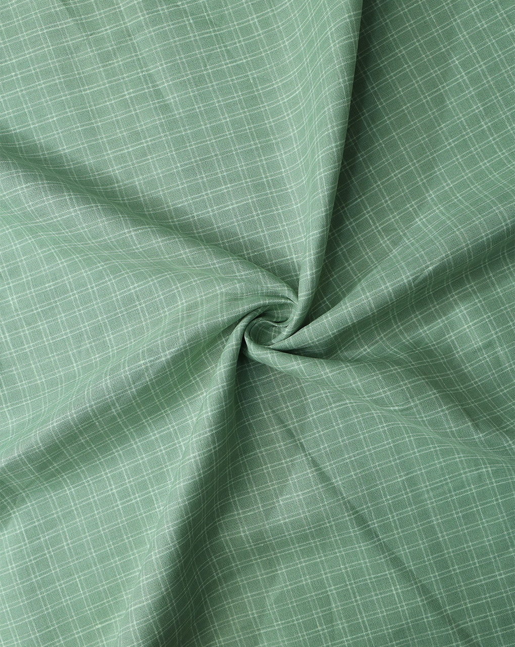 GREEN CHECKS PATTERN LINEN FABRIC – Sahni Fabs