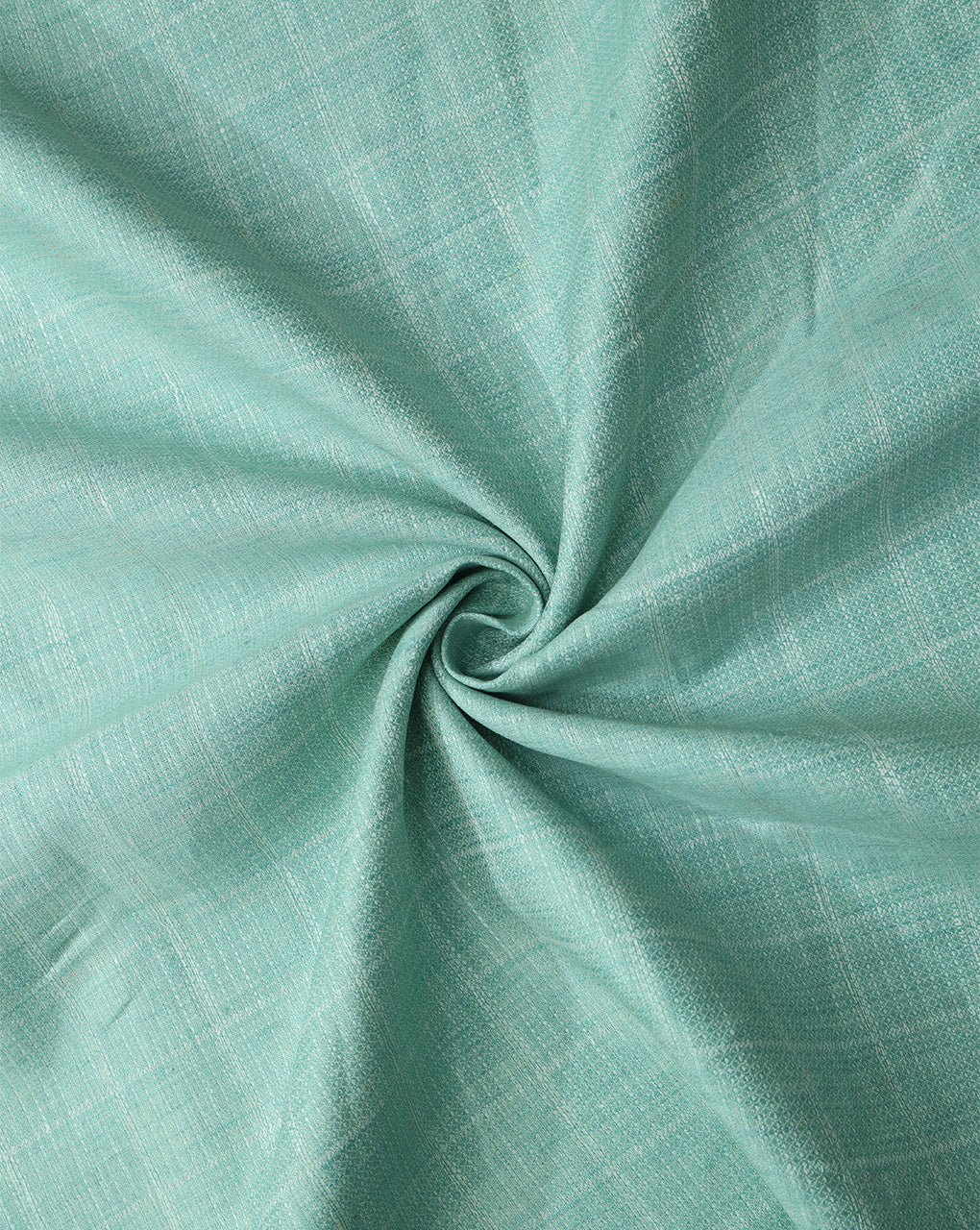 LIGHT GREEN CHECKS PATTERN LINEN FABRIC – Sahni Fabs