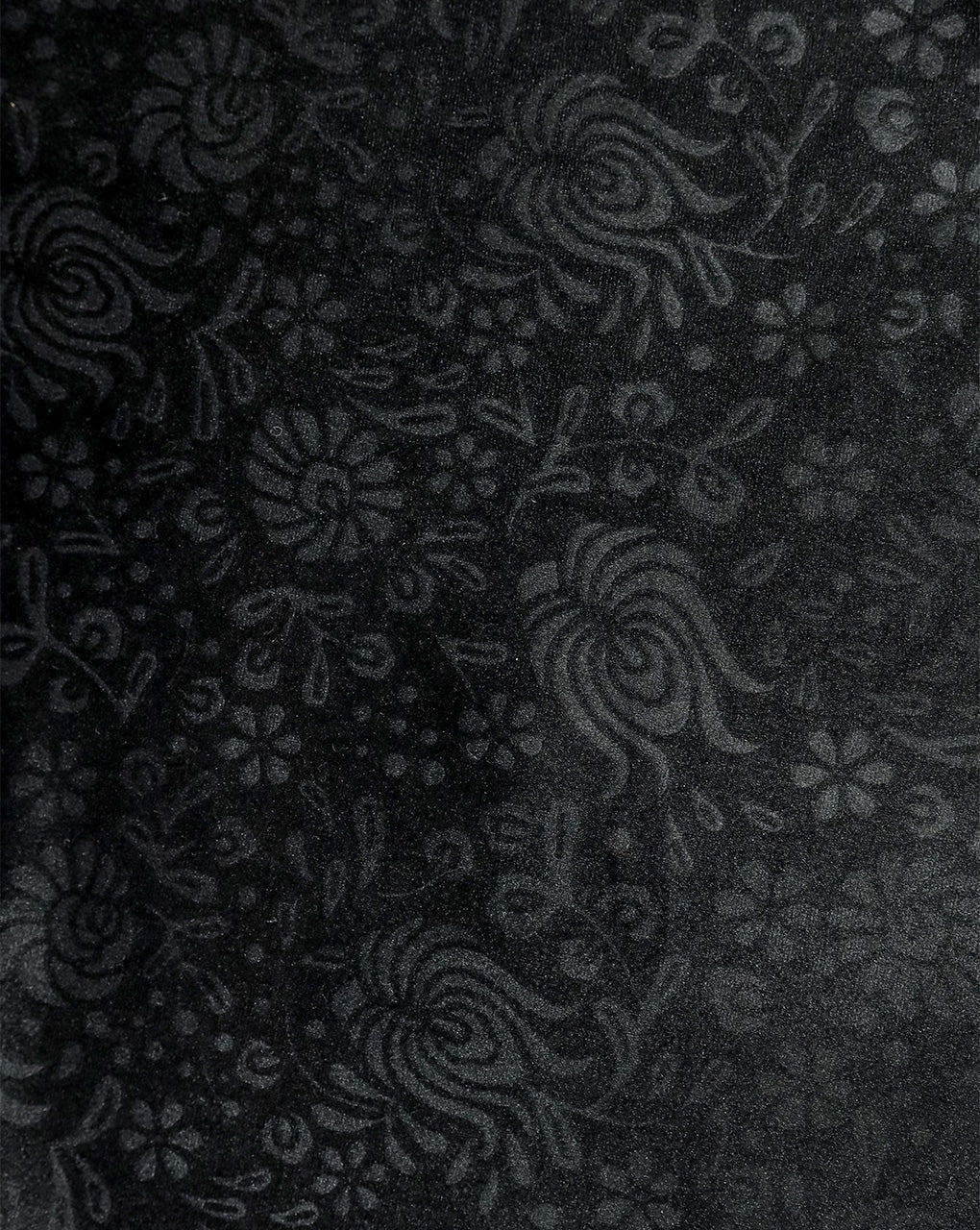 BLACK EMBOSSED VELVET FABRIC ( WIDTH 58 INCHES ) – Sahni Fabs