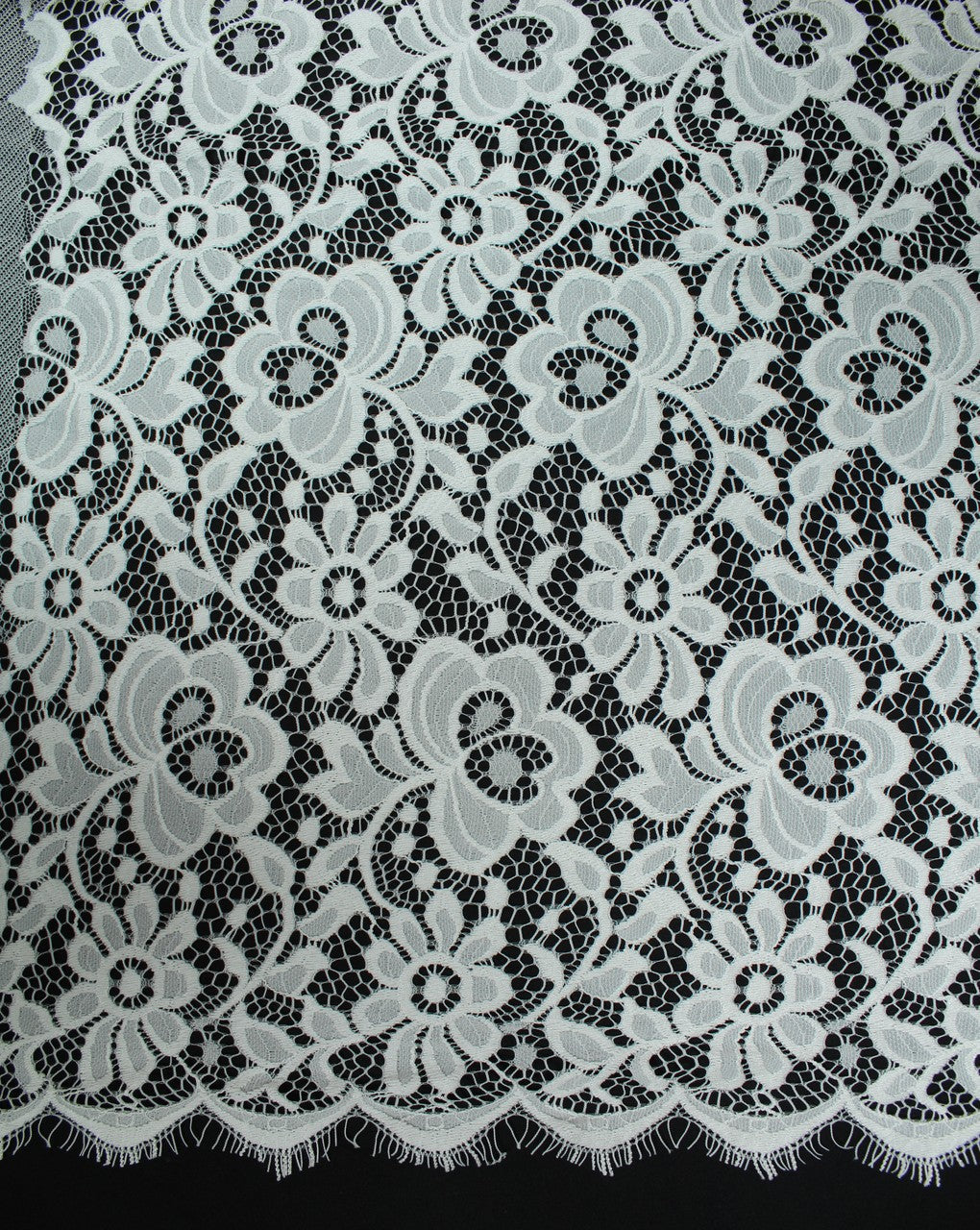 Polyester Floral Design 29 Lace Cut Work Fabric (RFD) – Sahni Fabs
